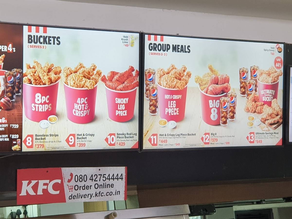 Menu at KFC, Navi Mumbai, Ground Floor