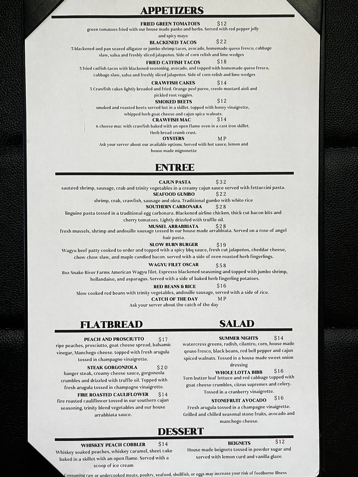 Menu at Neutral Ground Lounge pub & bar, Salt Lake City