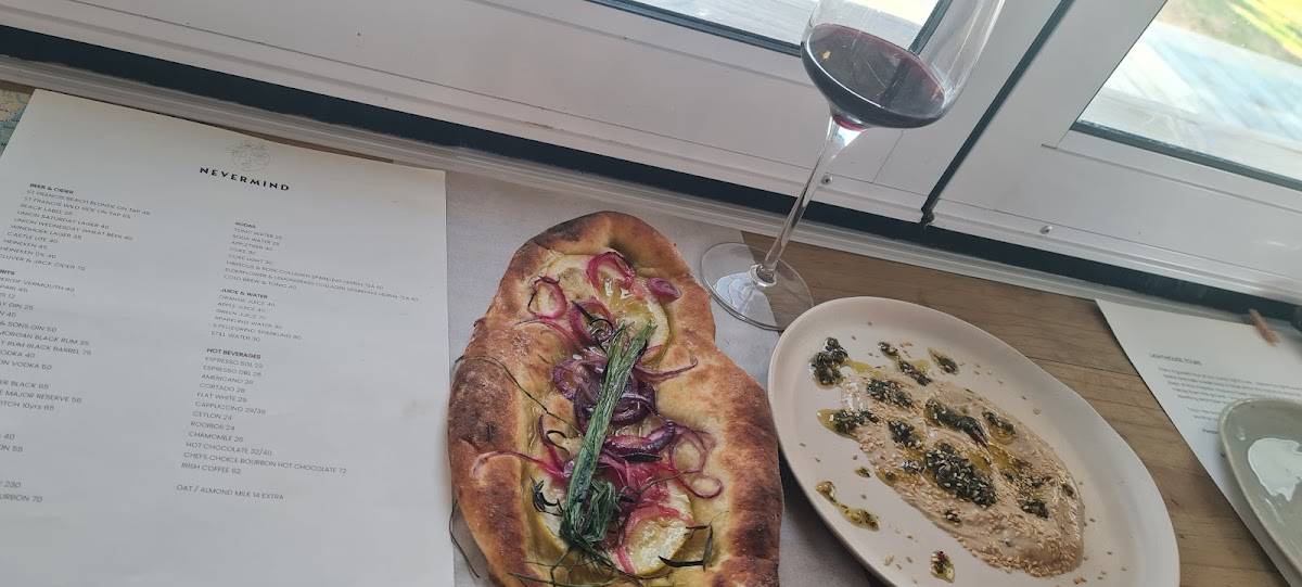 Menu at Nevermind restaurant, Saint Francis Bay