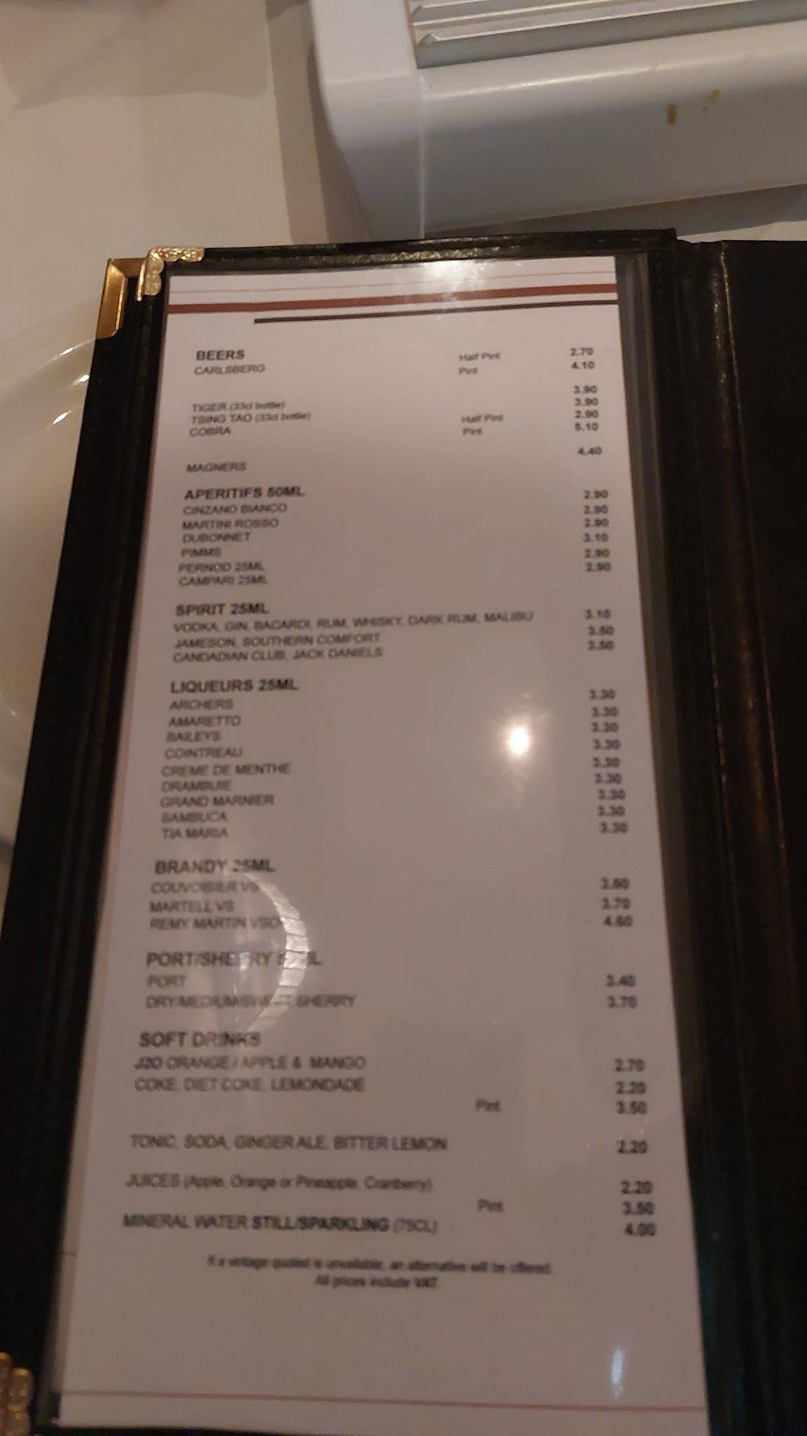 Menu at New Ming Chinese Restaurant, London