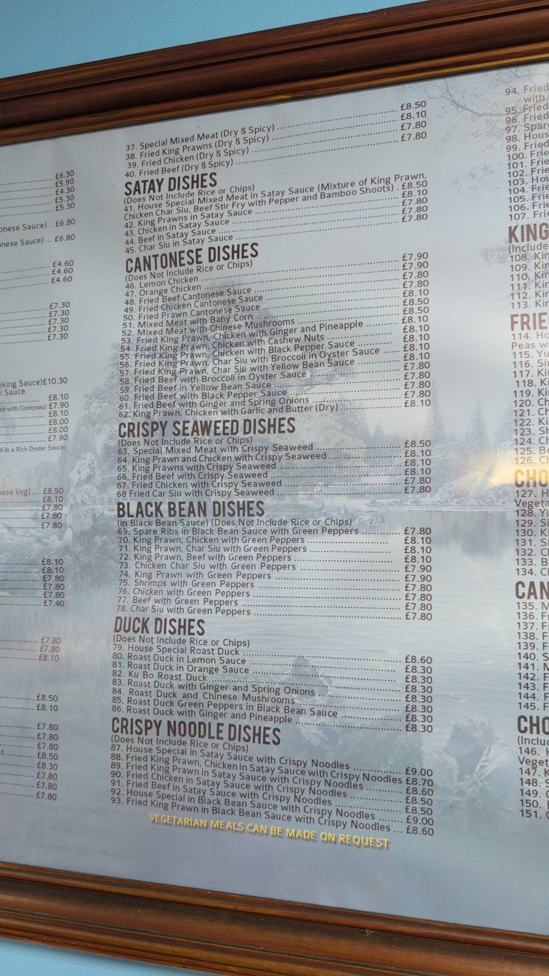 Menu at New Spence Terrace fast food, North Shields