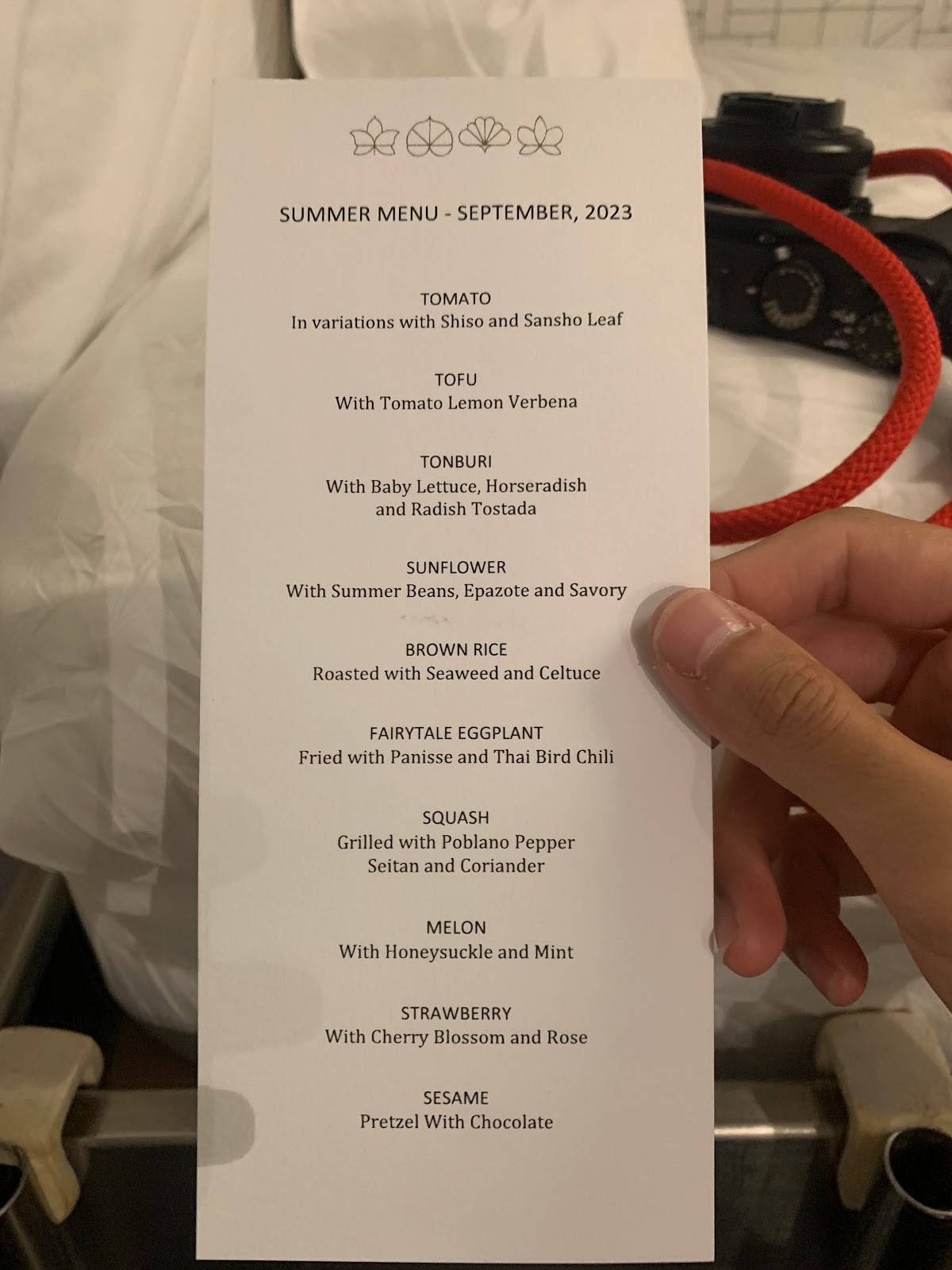 Menu at Eleven Madison Park pub & bar, New York City, 11 Madison Ave