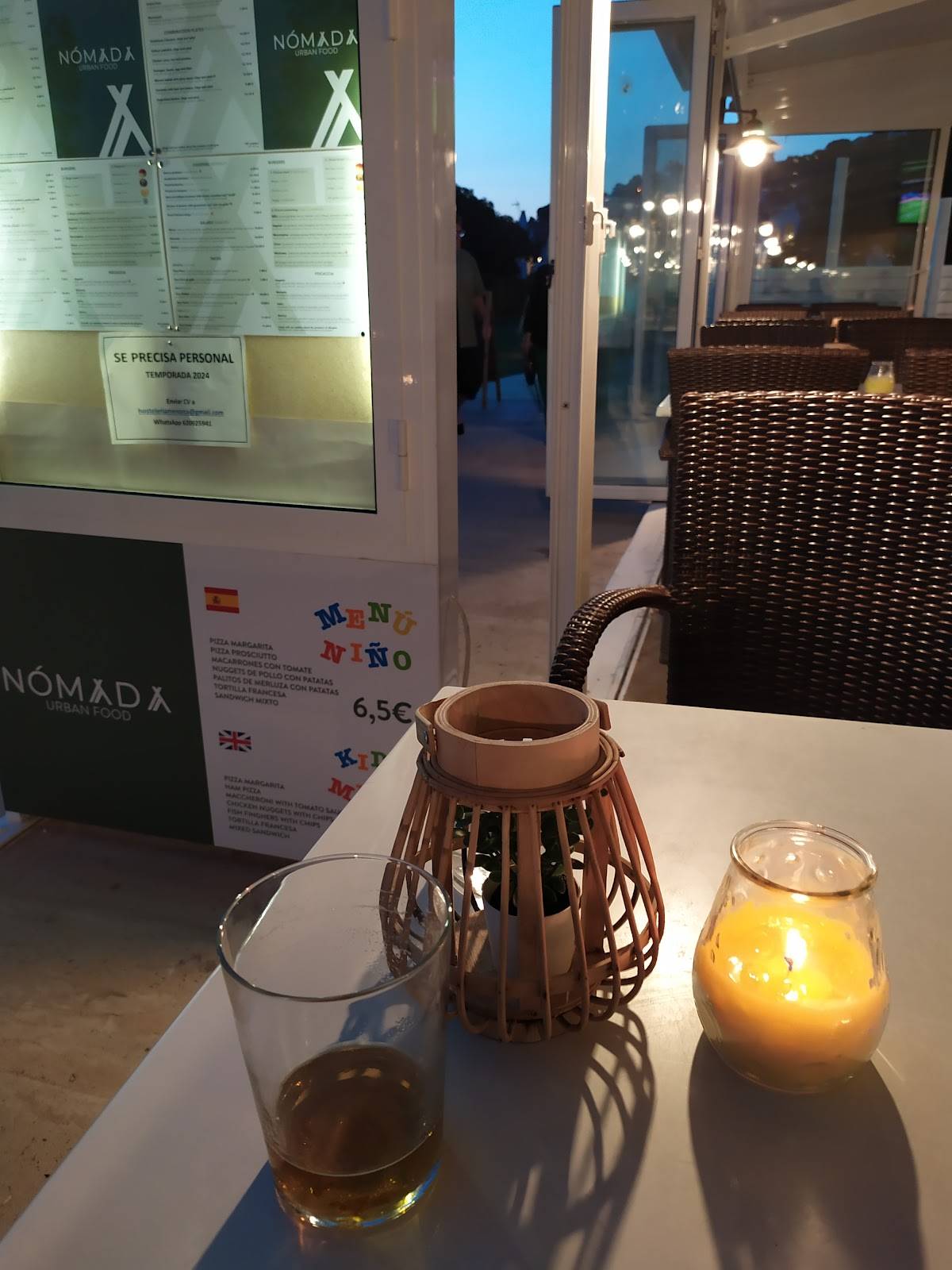 Menu at Nómada Urban Food restaurant, Son Bou