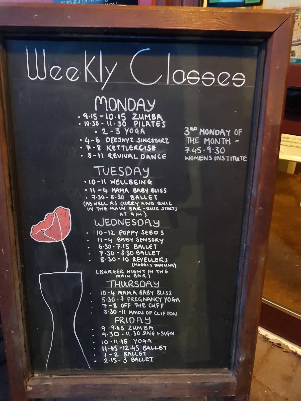 Menu at Poppy & Pint pub & bar, West Bridgford