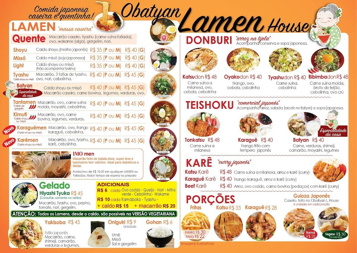 Menu em Obatyan Lamen House restaurante, São Paulo