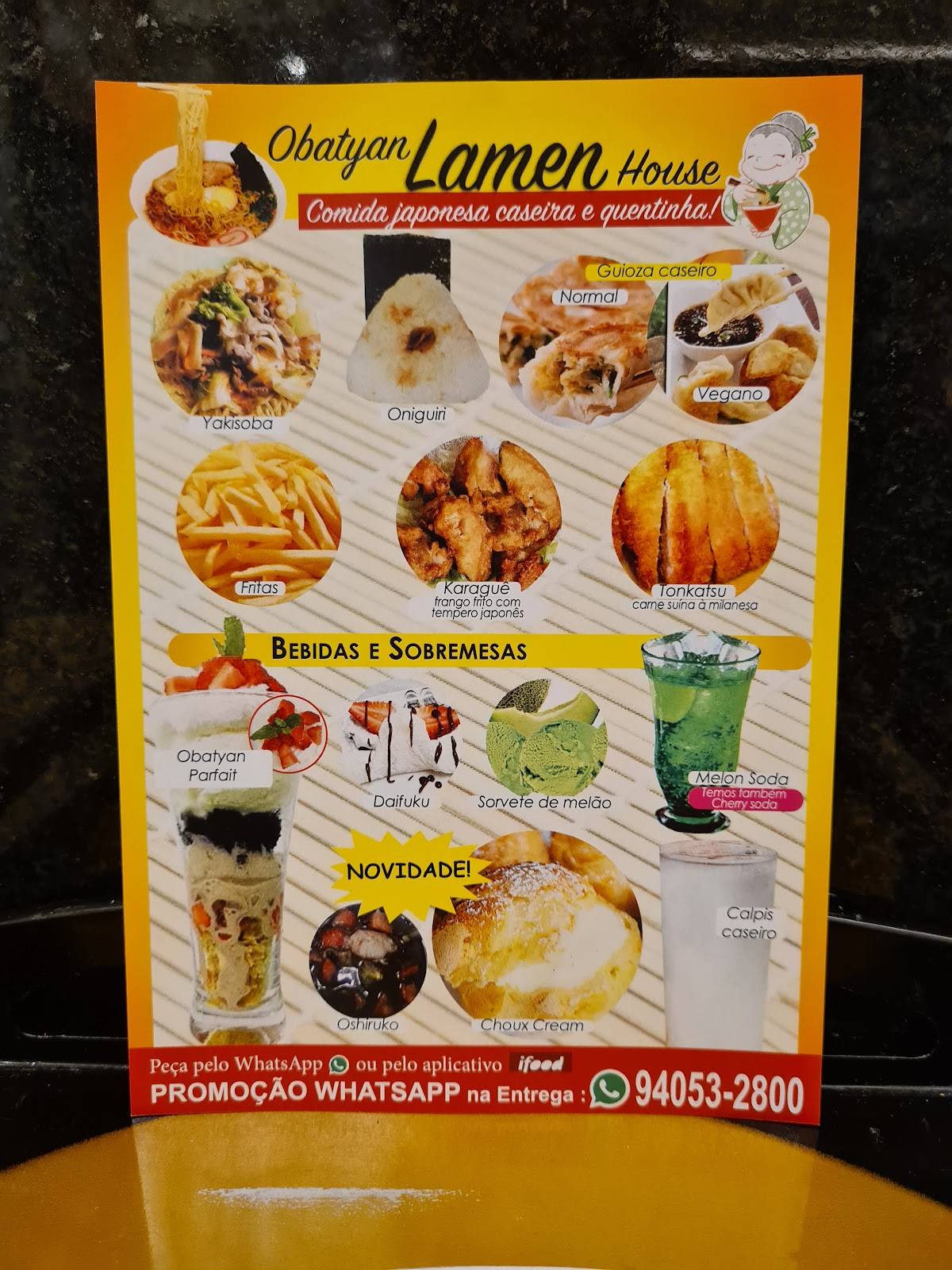 Menu em Obatyan Lamen House restaurante, São Paulo