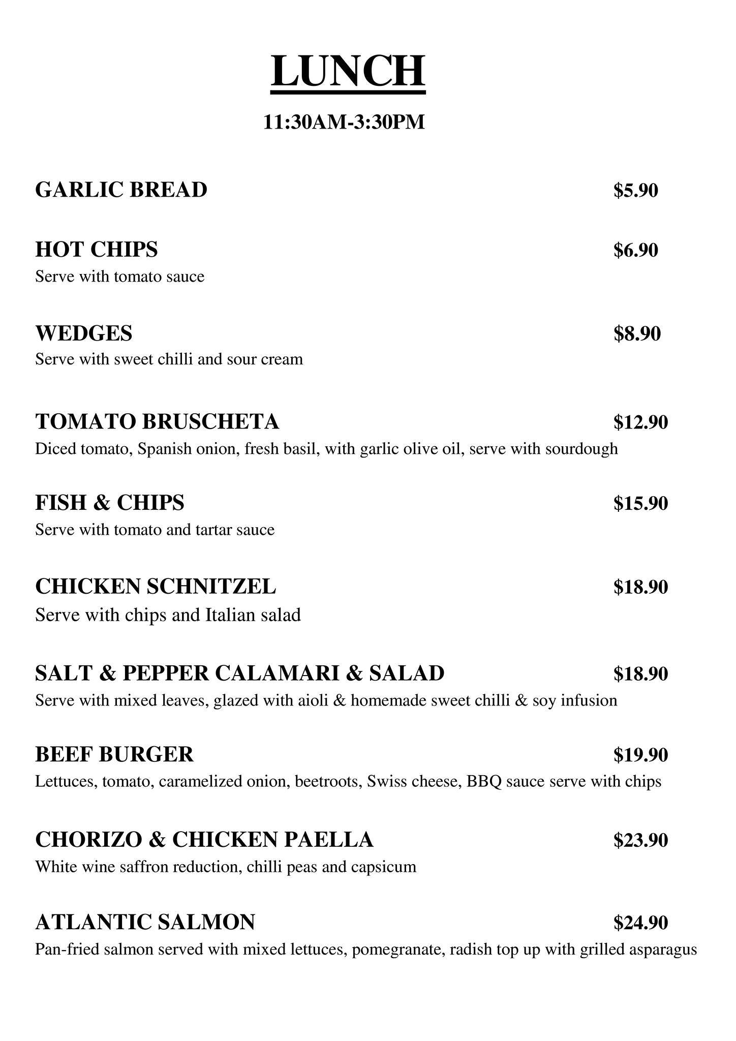 Menu at Olive Kitchen Cafe Breakfast Point, Breakfast Point, shop 5/20 ...