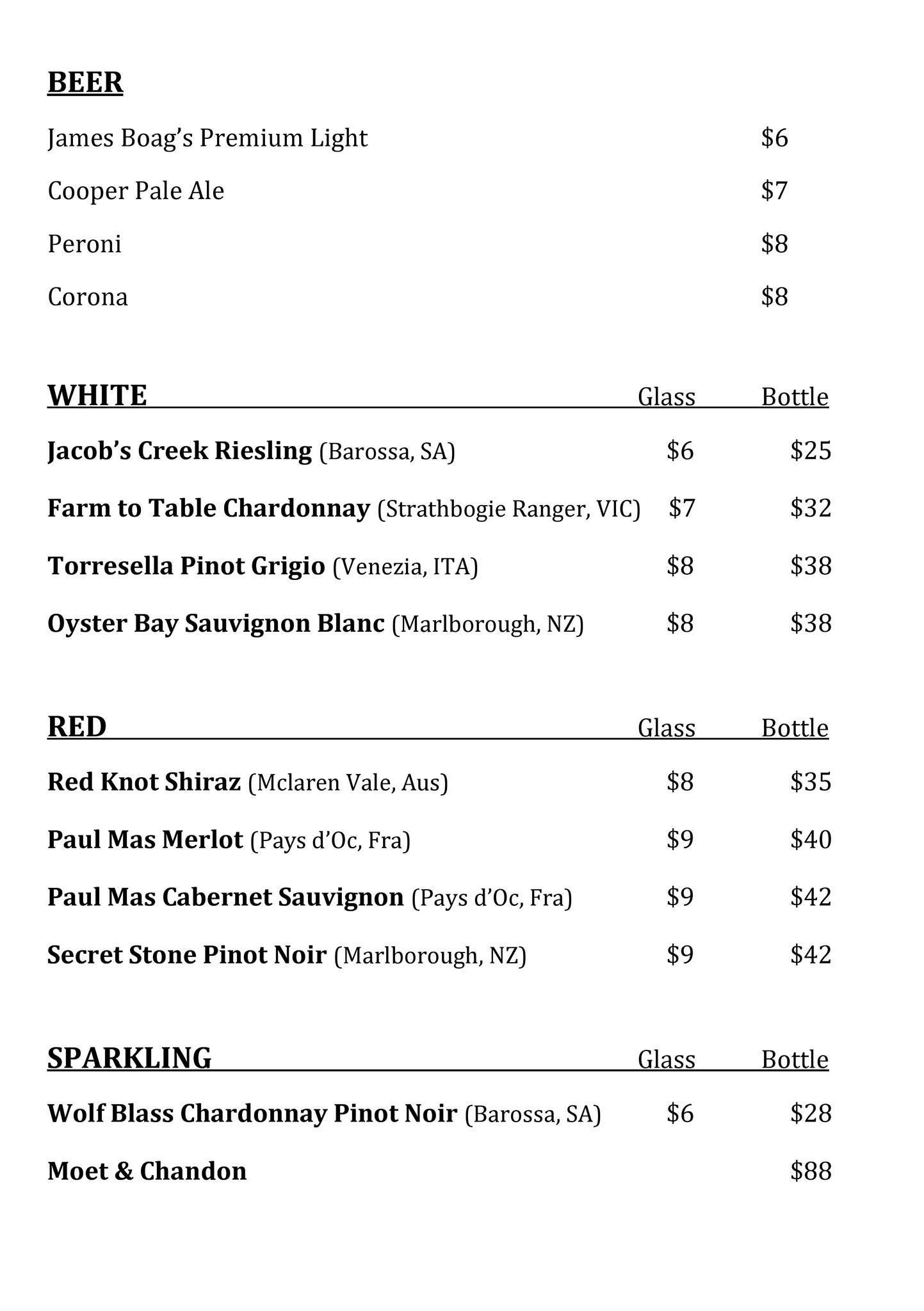 Menu at Olive Kitchen Cafe Breakfast Point, Breakfast Point, shop 5/20 ...