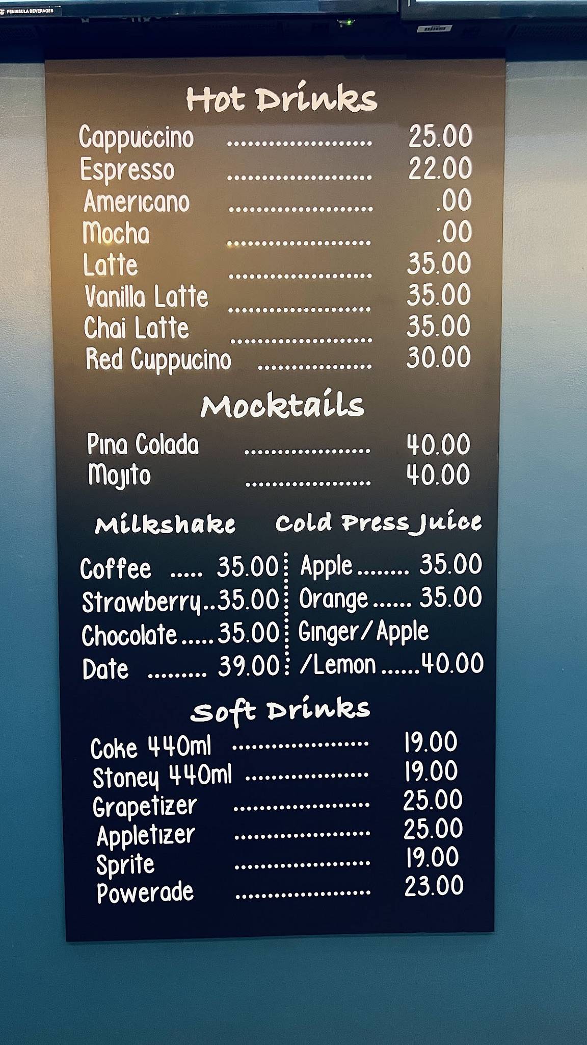 Menu at The Olive Cafe - Claremont (Halaal), Cape Town