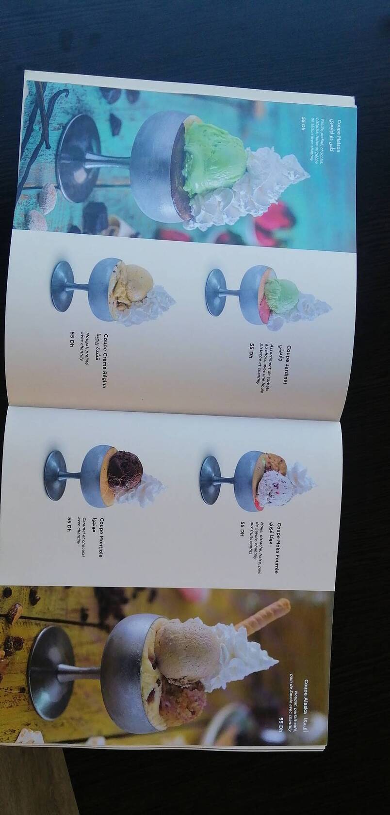 Menu au Oliveri Agadir Bay restaurant, Agadir