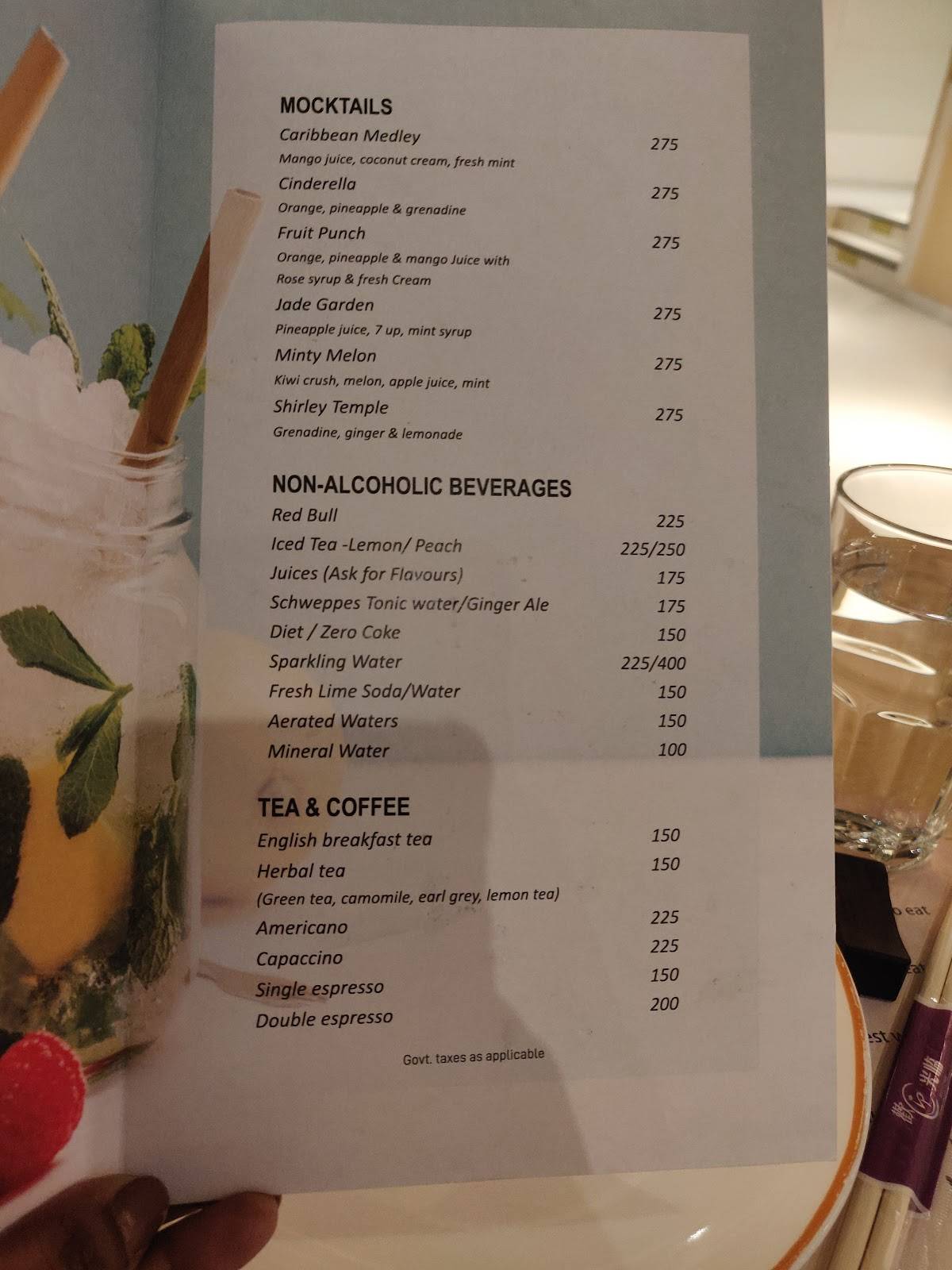 Menu at Origami Japanese & Korean Restaurant - BKC, Mumbai