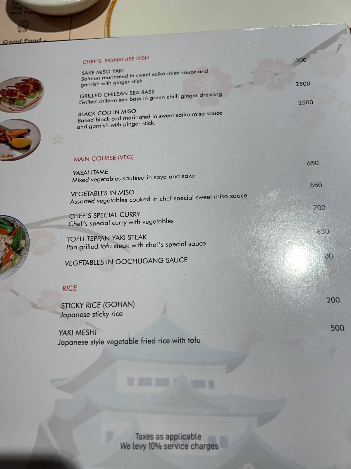 Menu at Origami Japanese & Korean Restaurant - BKC, Mumbai