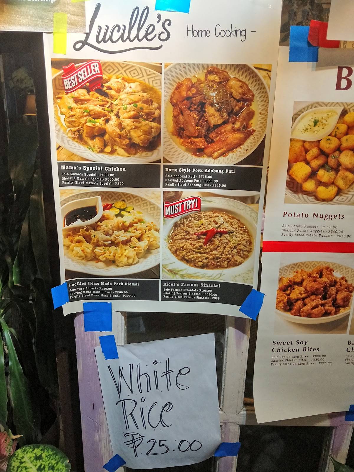 Menu at Humble Beginnings Cafe, Quezon City
