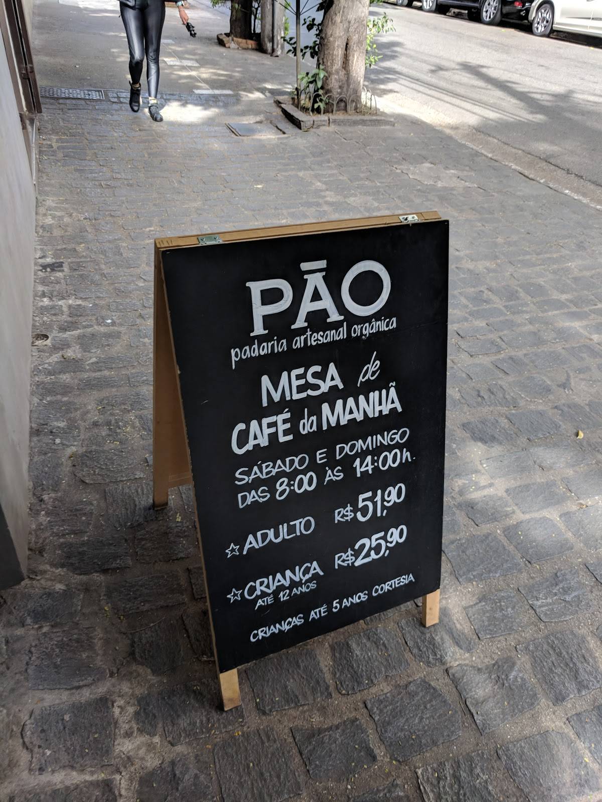 Menu at PÃO - Padaria Artesanal Orgânica, São Paulo, R. Dr. Mário Ferraz