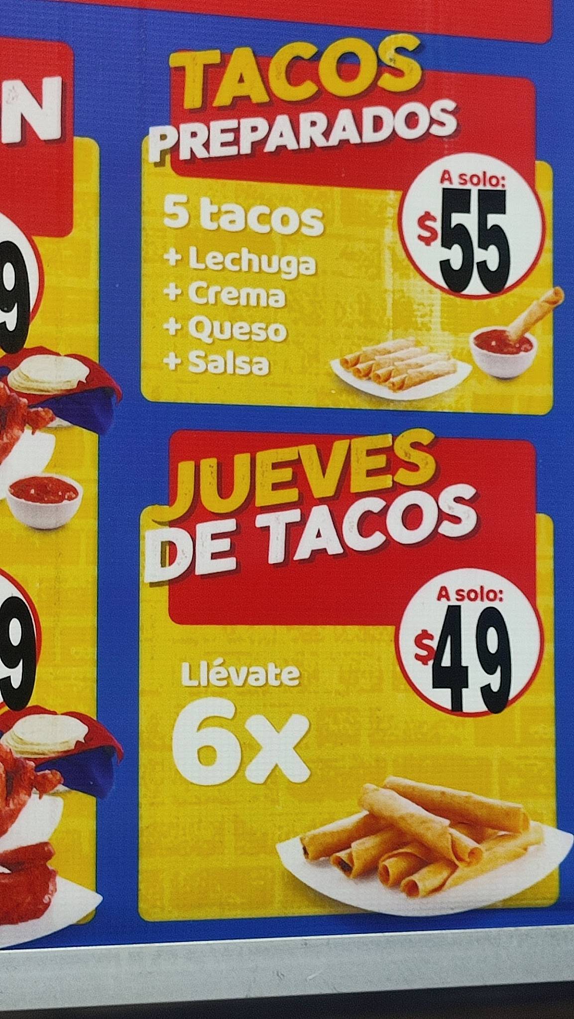 Carta del restaurante PECHUGON (pollo para llevar, Chicken to go), Cabo ...