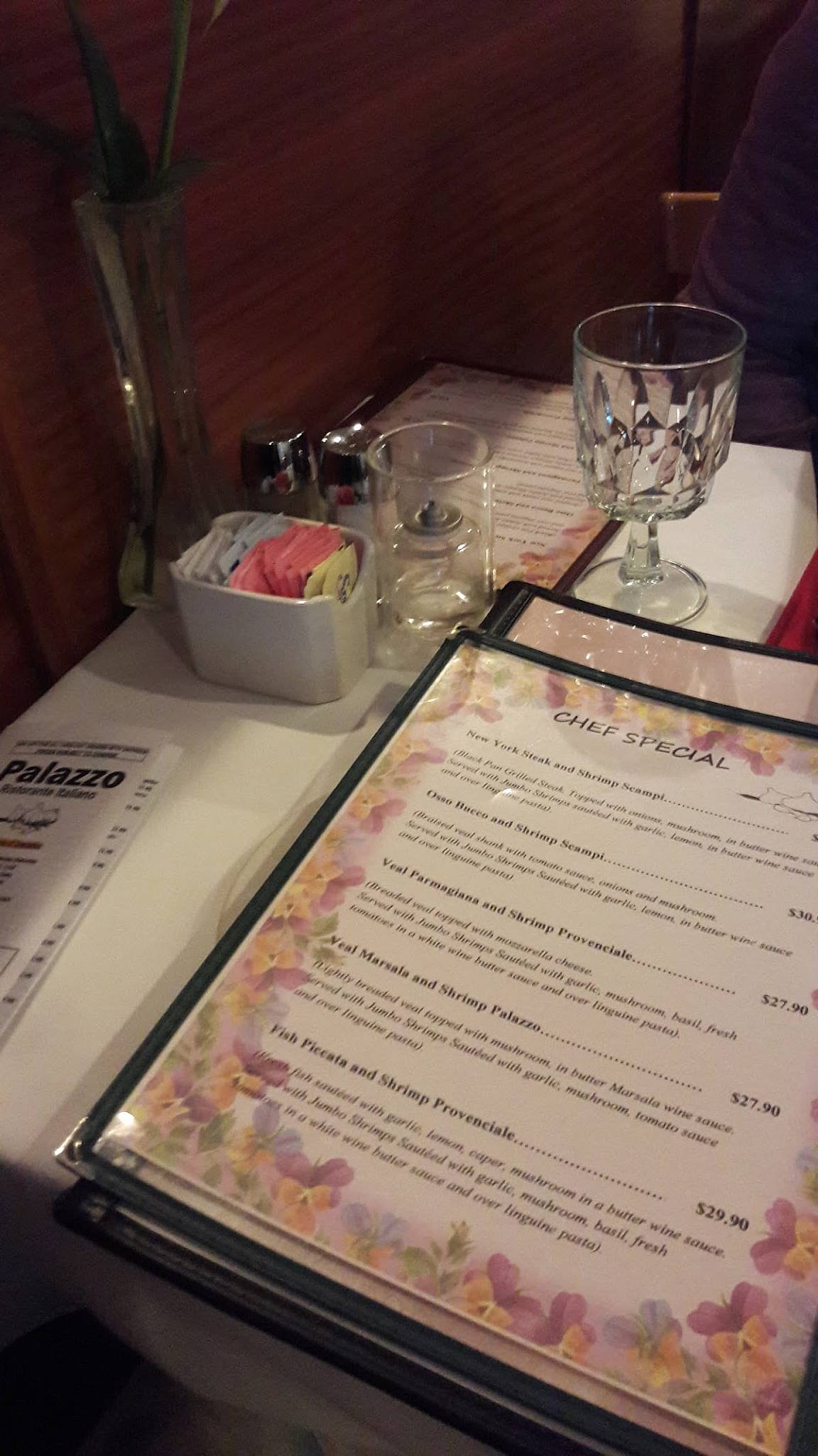 Menu at Palazzo Ristorante Italiano restaurant, Aiea, 99-080 Kauhale St ...