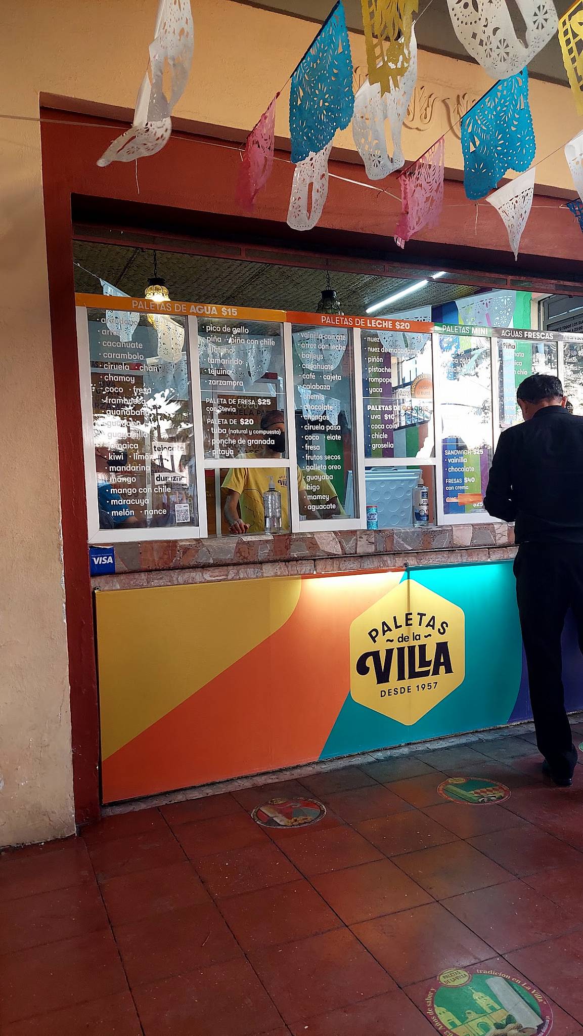 Menu at Paletas de La Villa, Villa de Álvarez