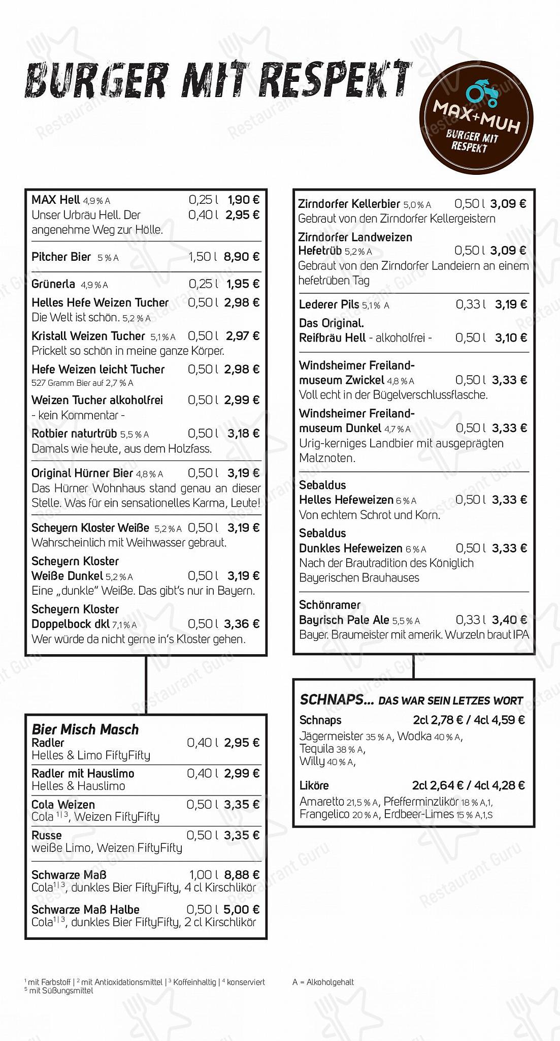 Speisekarte von Ruff's Burger, BBQ & Bar Passau, Passau