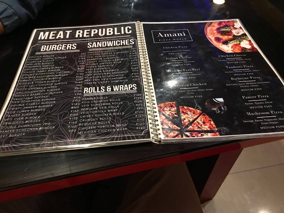 Menu at Amani Arabian Restaurant, Pathanamthitta