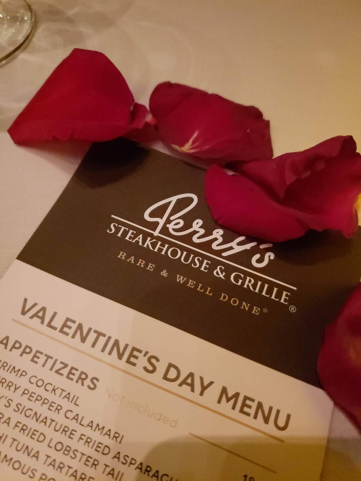 Menu at Perry's Steakhouse & Grille, Grapevine