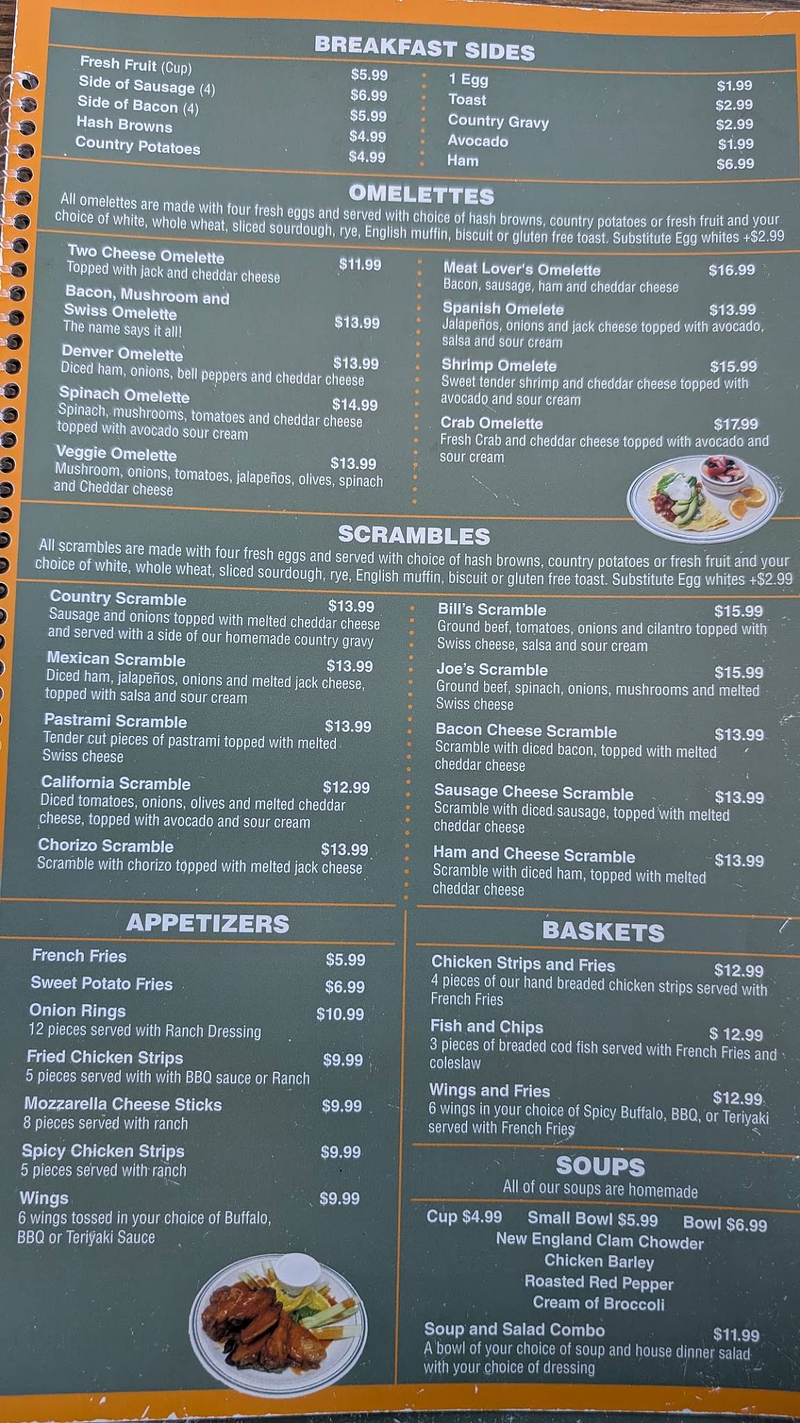 Menu at Boulevard Cafe & Grill, Petaluma