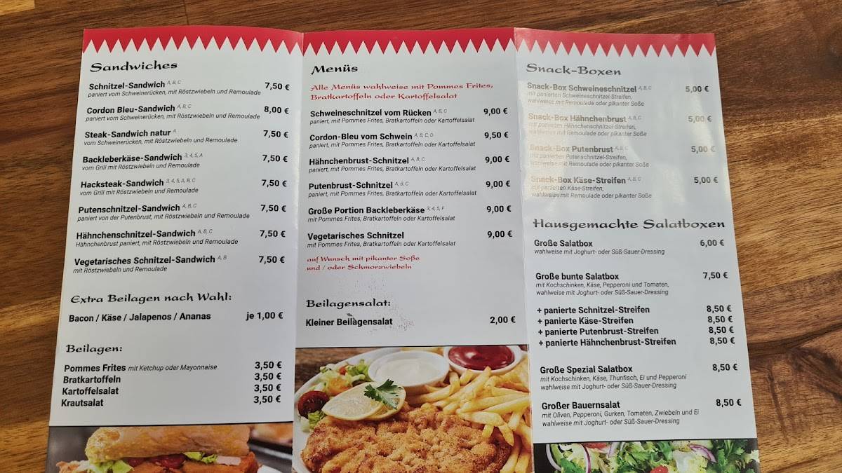 Menu au Peter's Grillküche - Das Original restaurant, Nuremberg