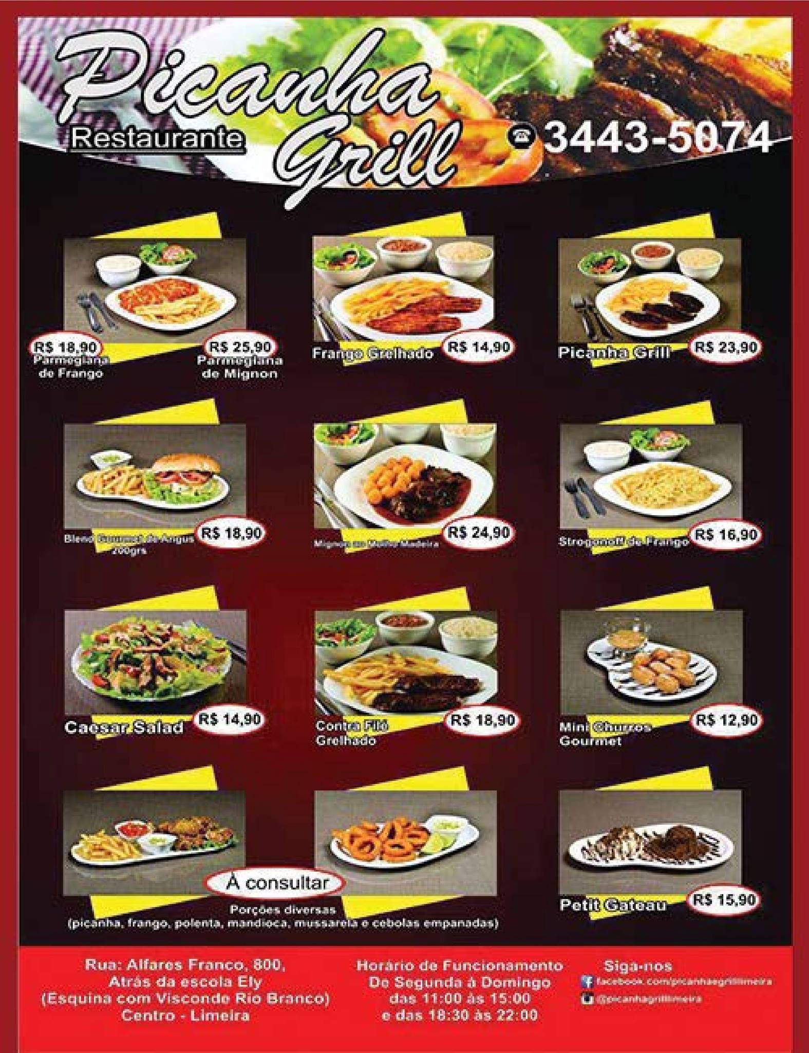 Menu em Picanha Grill Delivery restaurante, Limeira