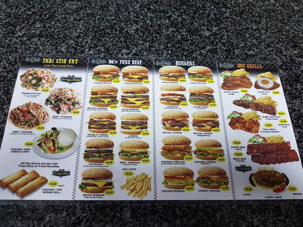 Menu at Pingo restaurant, Brakpan, Sherwood Shopping Centre