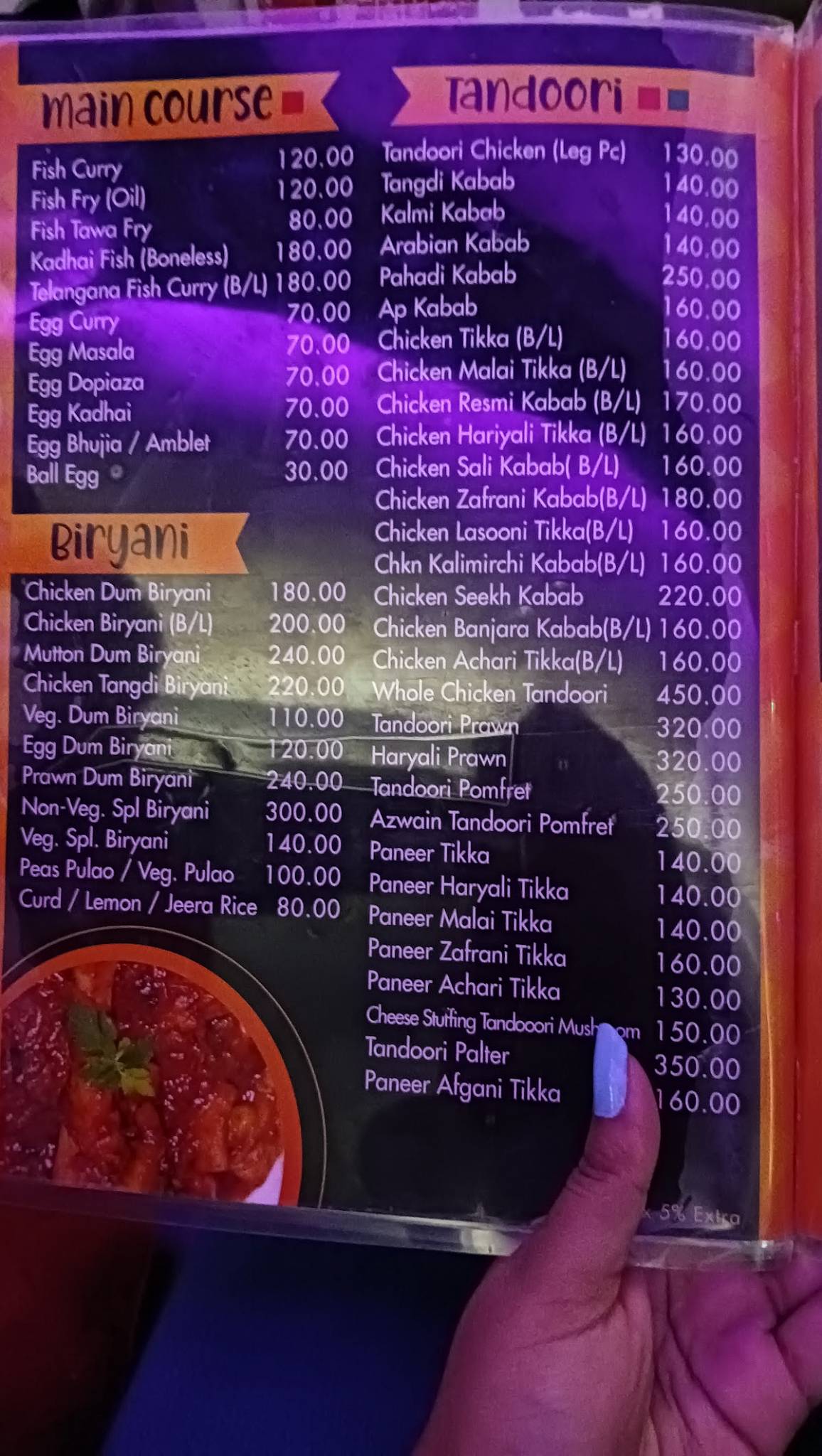 Menu at Pintu's Kitchen, Brahmapur