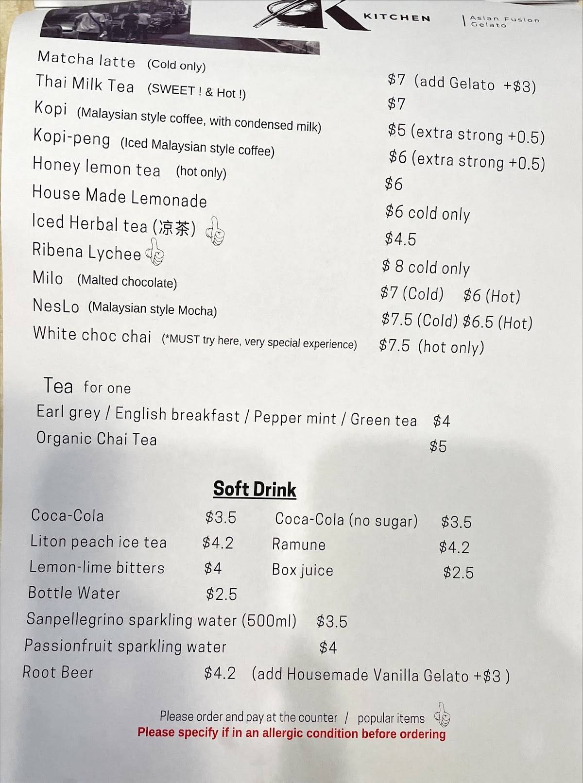 Menu at Plan K Kitchen restaurant, Saint Lucia, 3/191 Sir Fred Schonell Dr