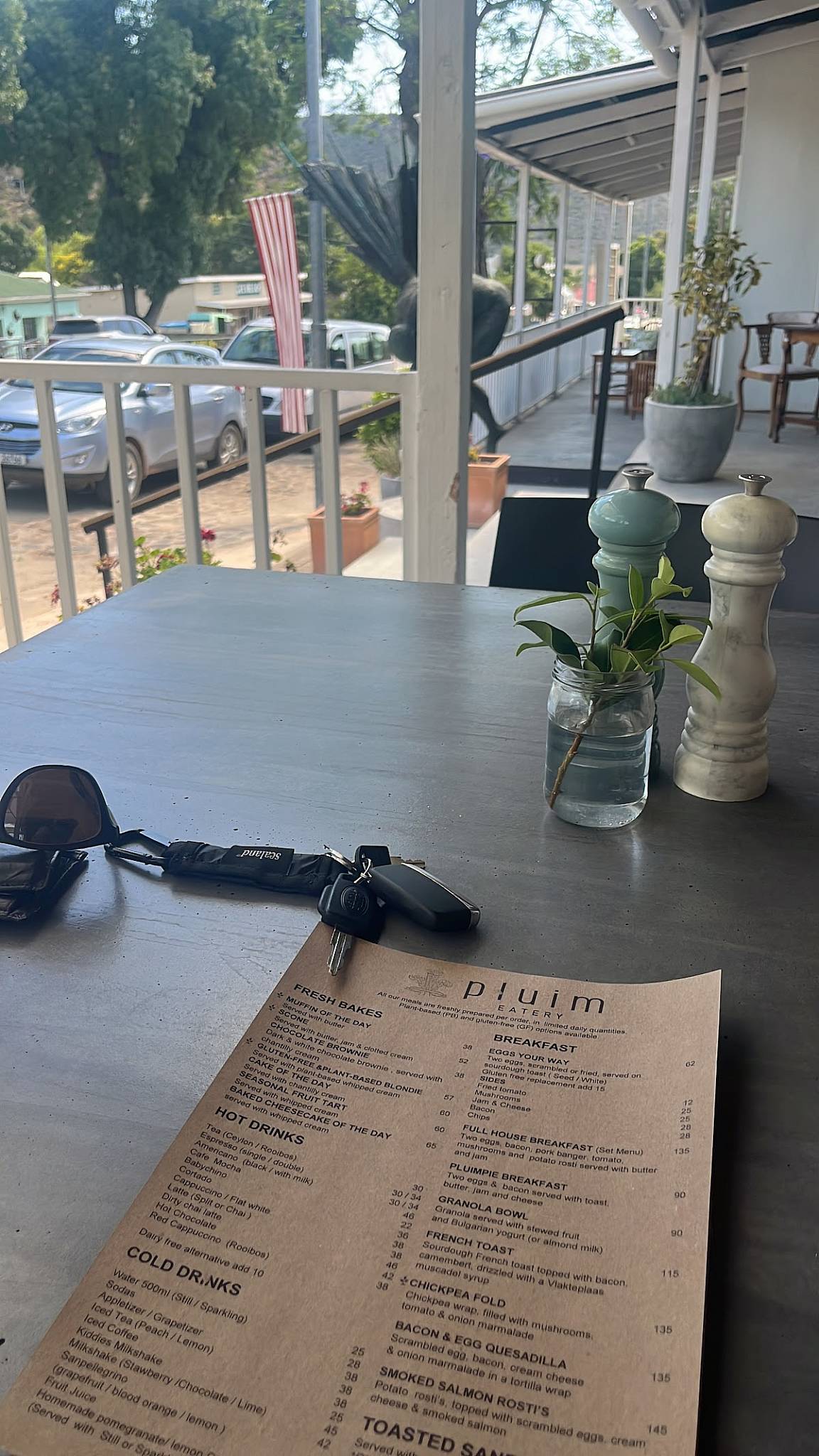 Menu at Pluim Eatery De Rust restaurant, De Rust