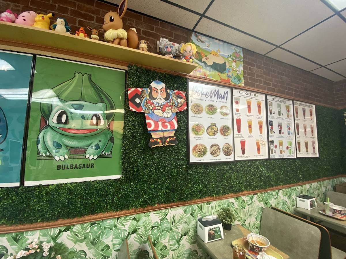 Menu at PoKeMaN restaurant, Plantation