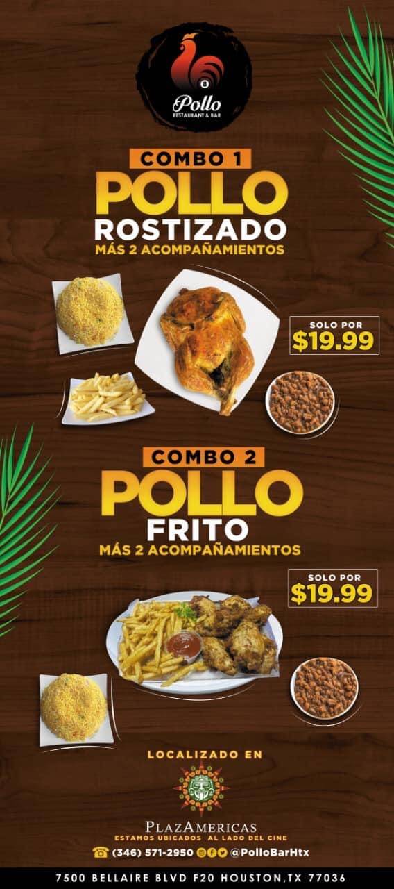 Carta de Pollo Restaurant & Bar, Houston