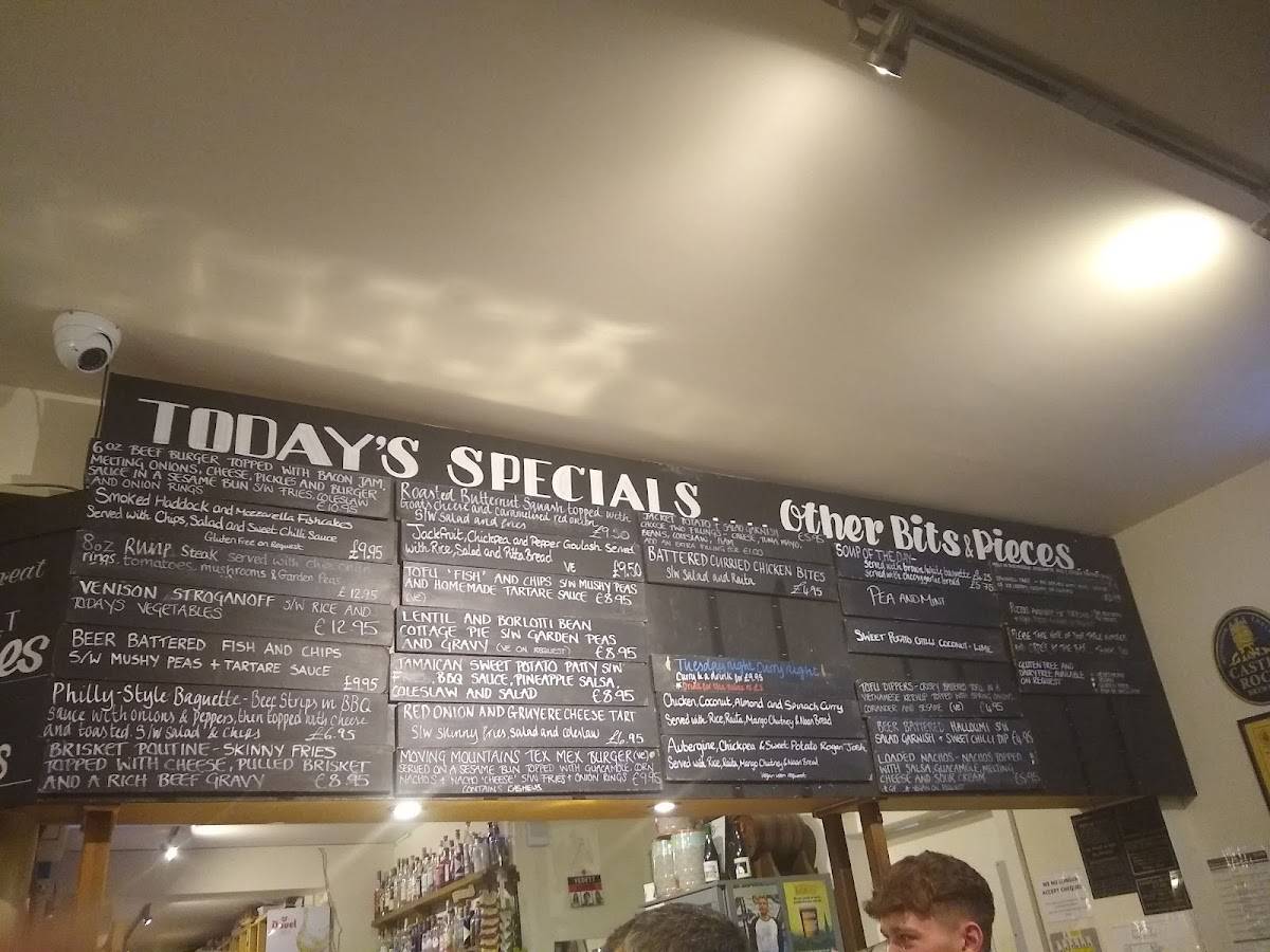 Menu at Poppy & Pint pub & bar, West Bridgford