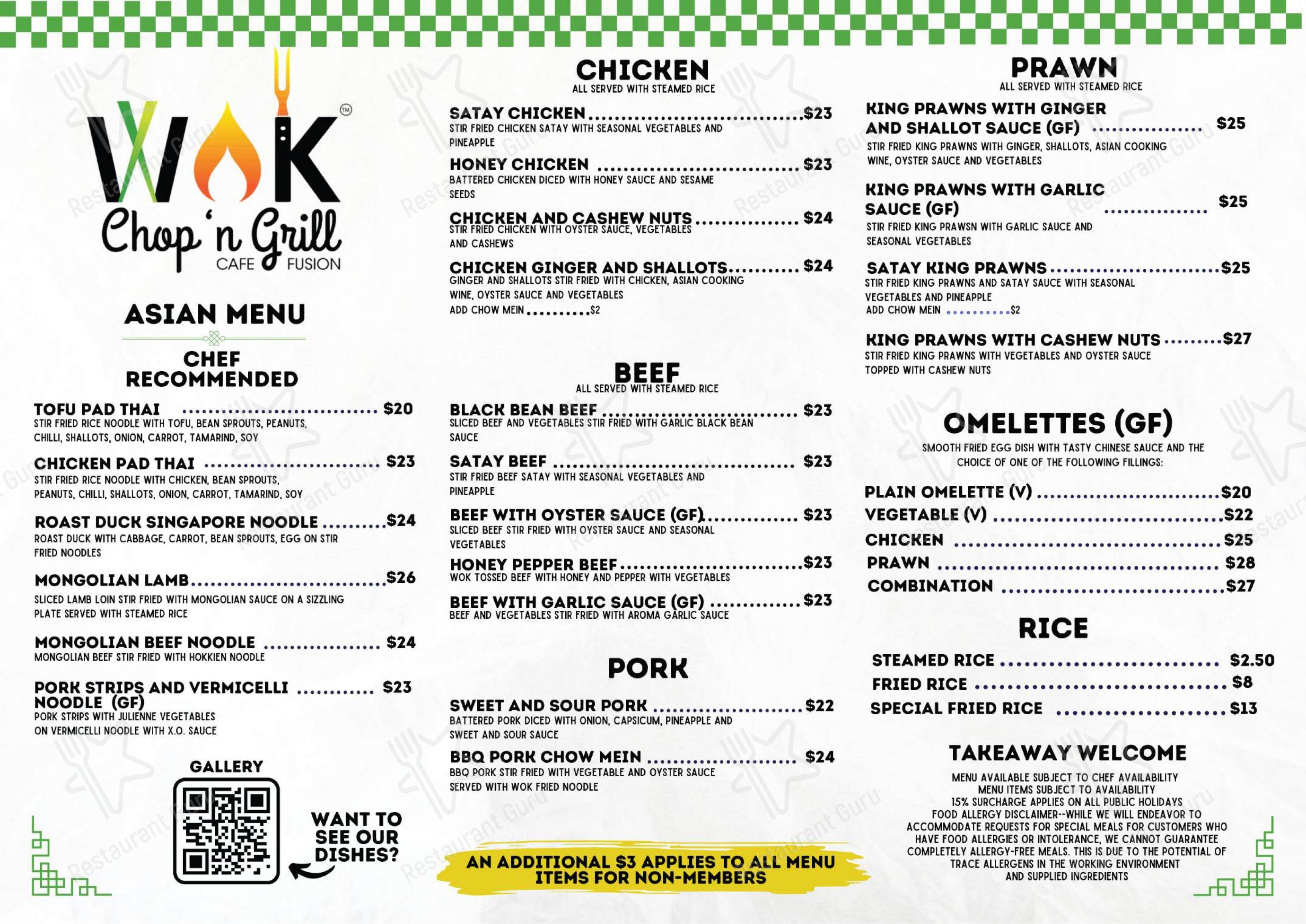 Menu at Pottsville bowls club pottsville, Pottsville, 30 Tweed Coast Rd