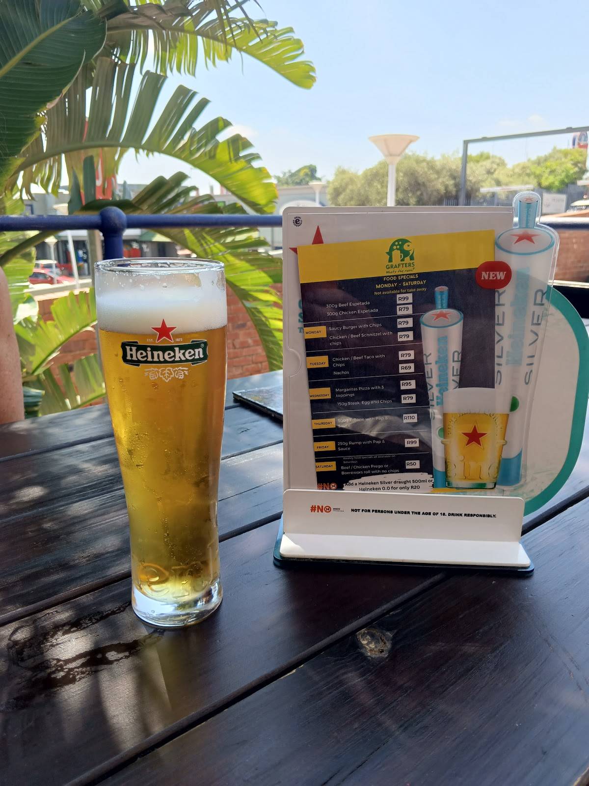 Menu at Grafters Tavern - What’s the Rush! pub & bar, Pretoria