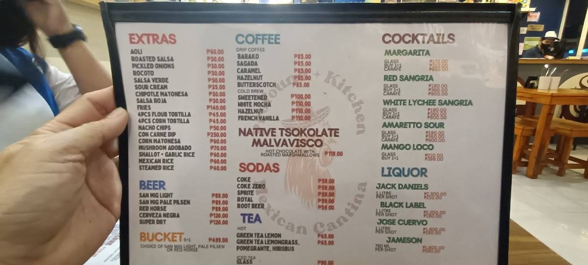 Carta del restaurante Profound+Kitchen, Ciudad Quezon