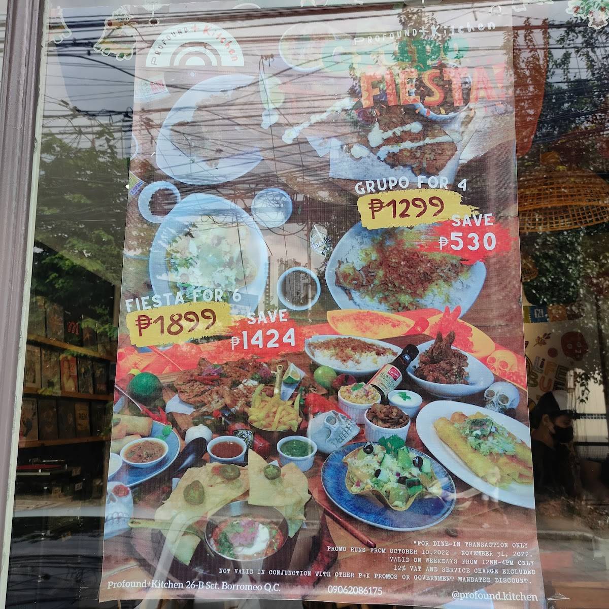 Carta del restaurante Profound+Kitchen, Ciudad Quezon