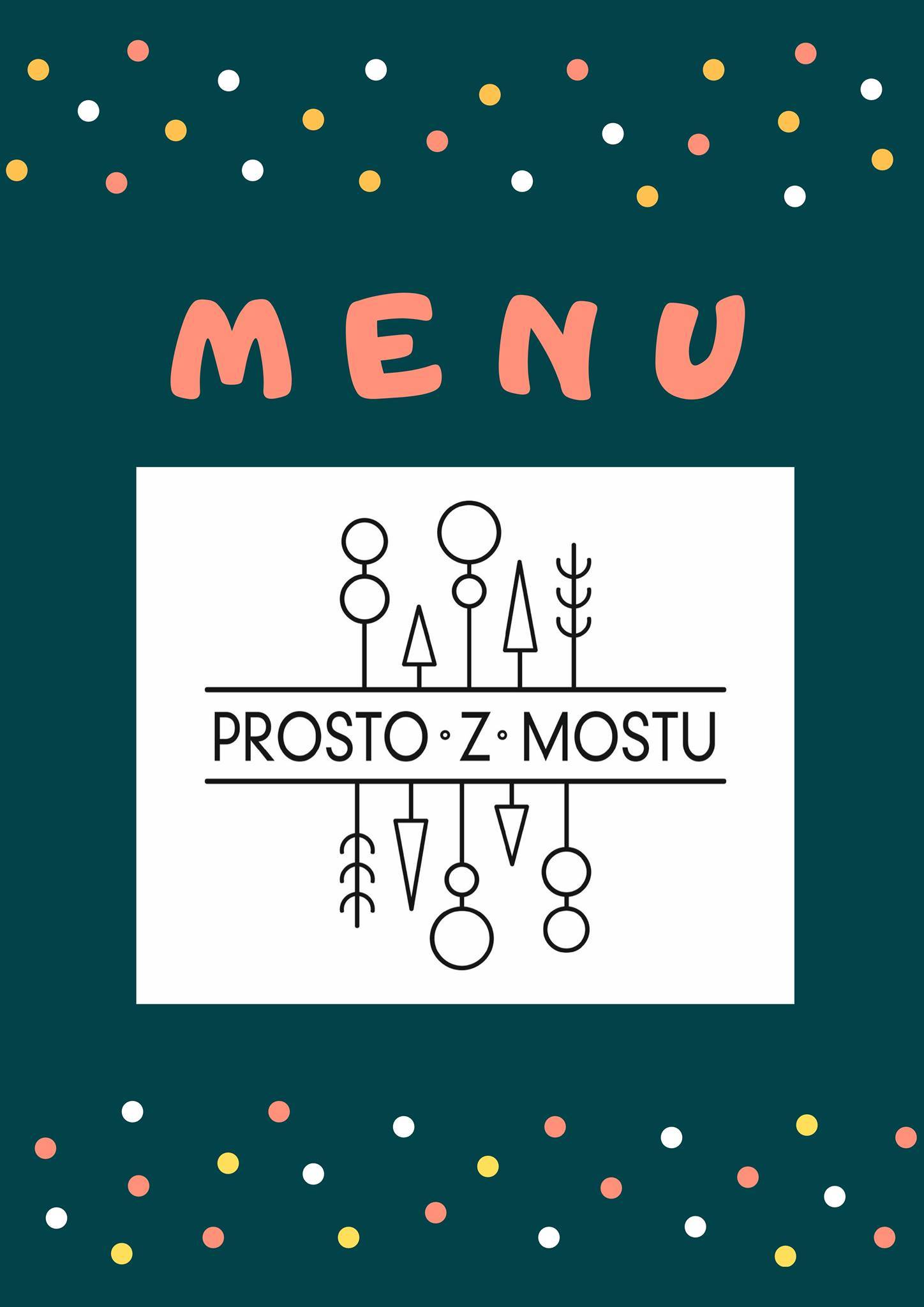 Menu at Prosto z Mostu pub & bar, Olecko