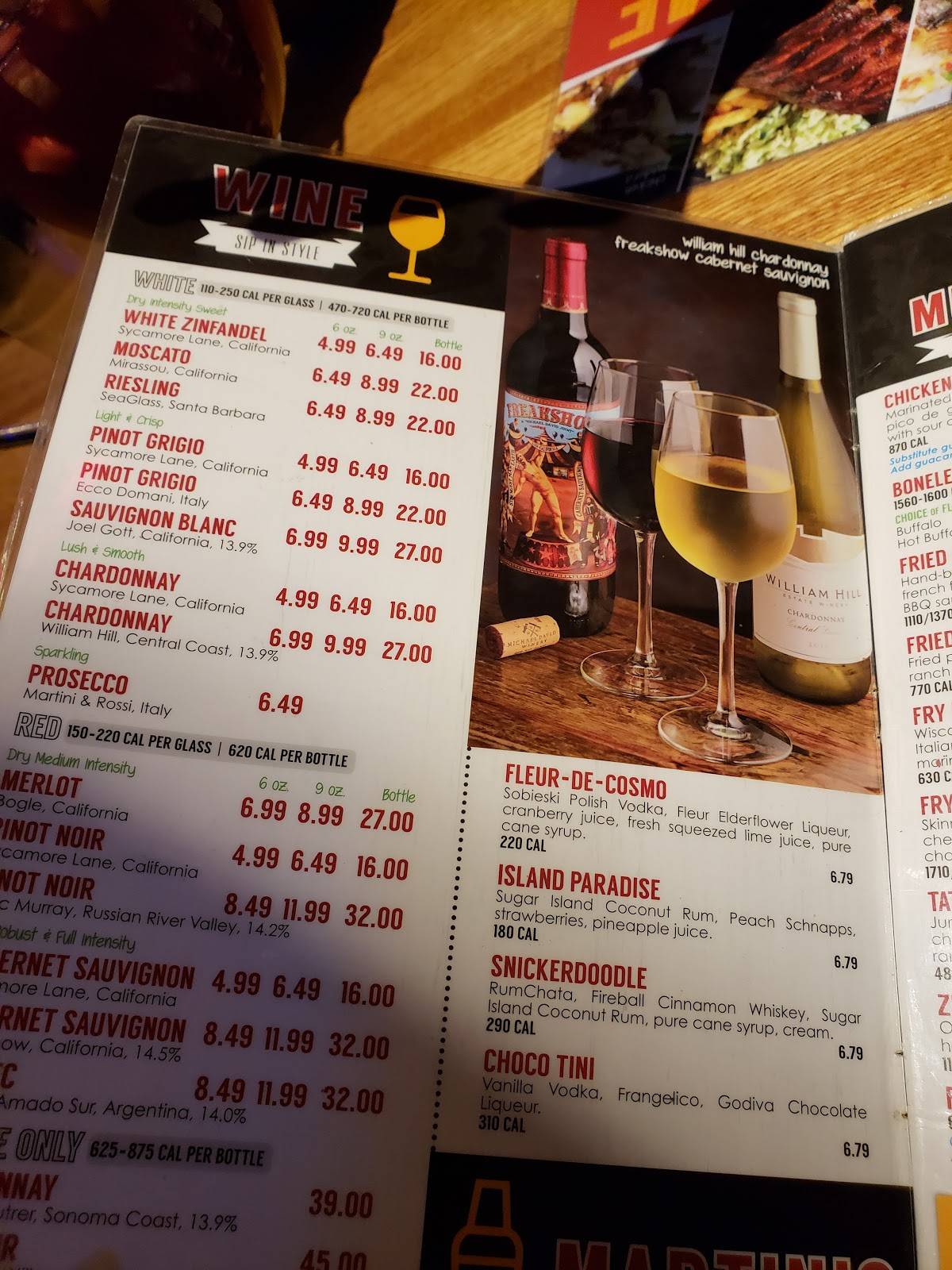 Menu at 54th Street Scratch Grill & Bar- Liberty Area, Kansas City, NE ...