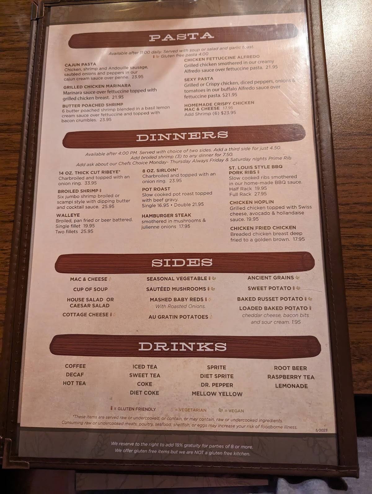 Menu at Bites Pub & Grub, Pine River