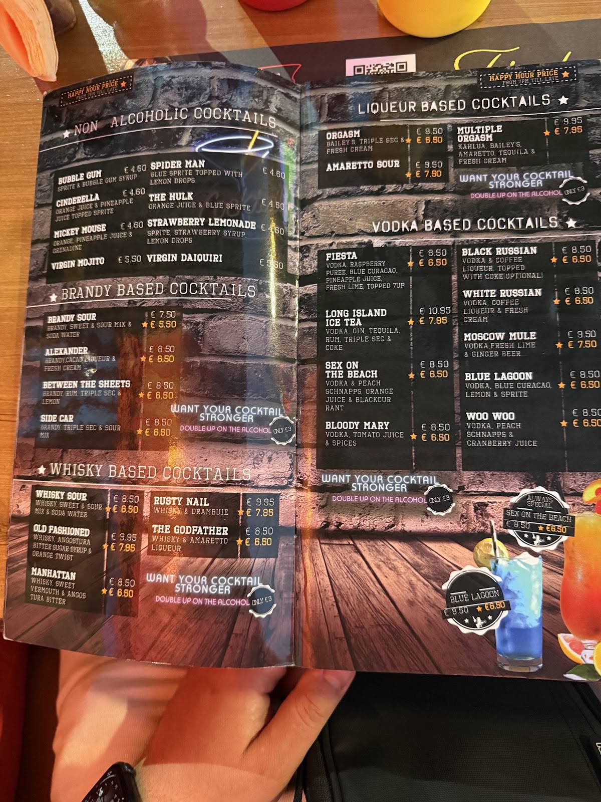 Menu at Fiesta Bar & Grill, Paphos