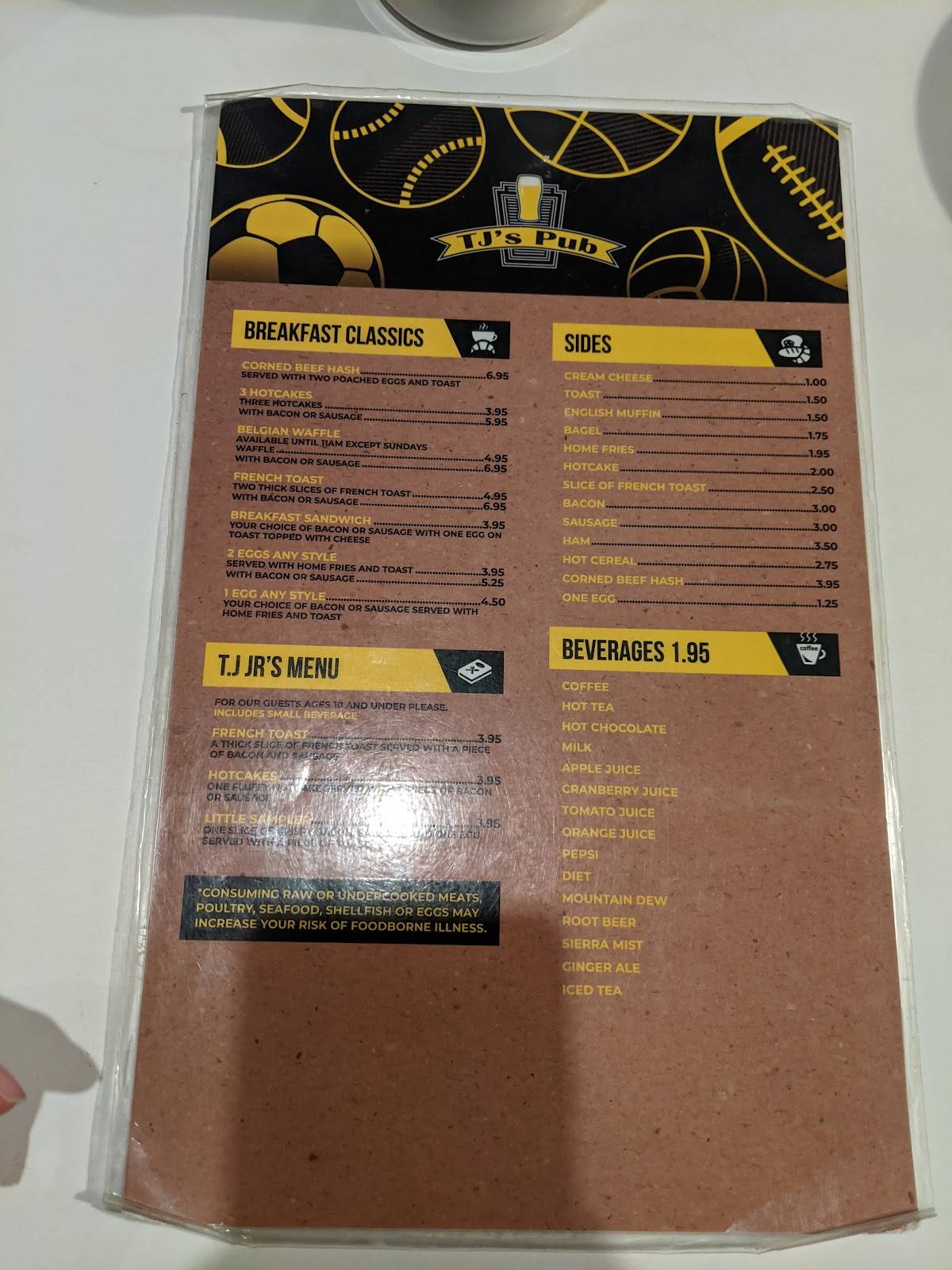 Menu at Jodi B's Restaurant, Pittsburgh, Ardmore Blvd