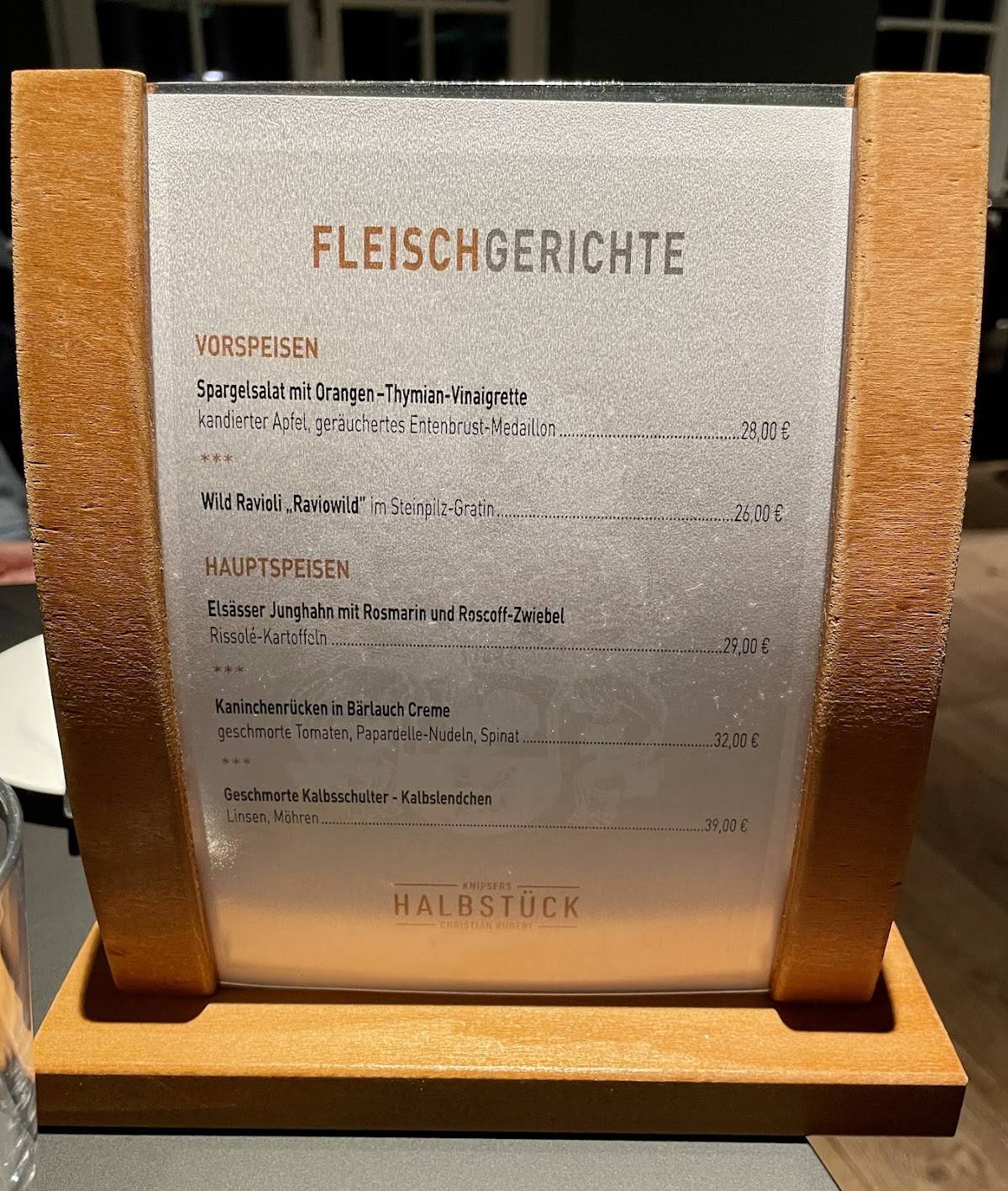 Speisekarte von Knipsers Halbstück pub & Bar, Bissersheim