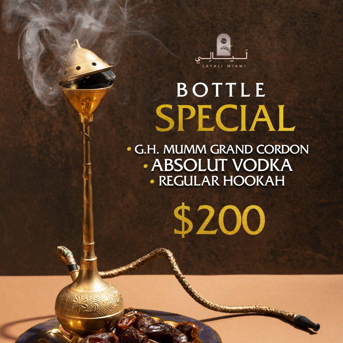 Menu at Layali Miami Lebanese Restaurant & lounge, Doral, NW 41st St #115