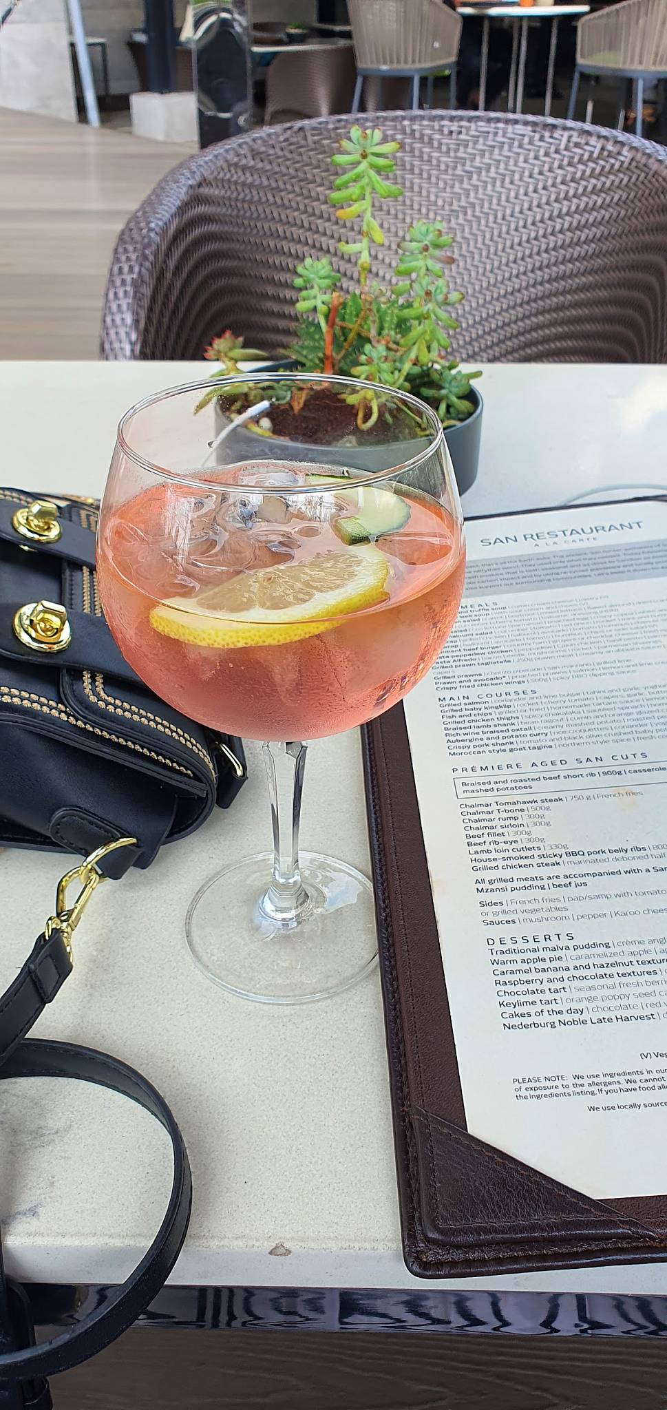 Menu at San Deck, Bar & Restaurant, Sandton