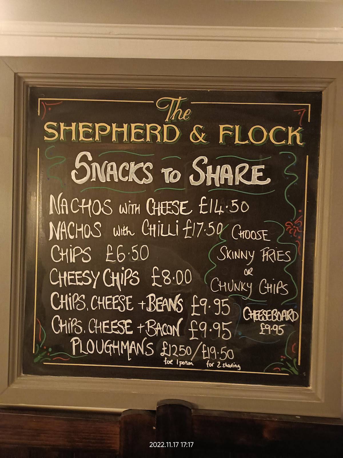 Menu at Shepherd and Flock pub & bar, Farnham