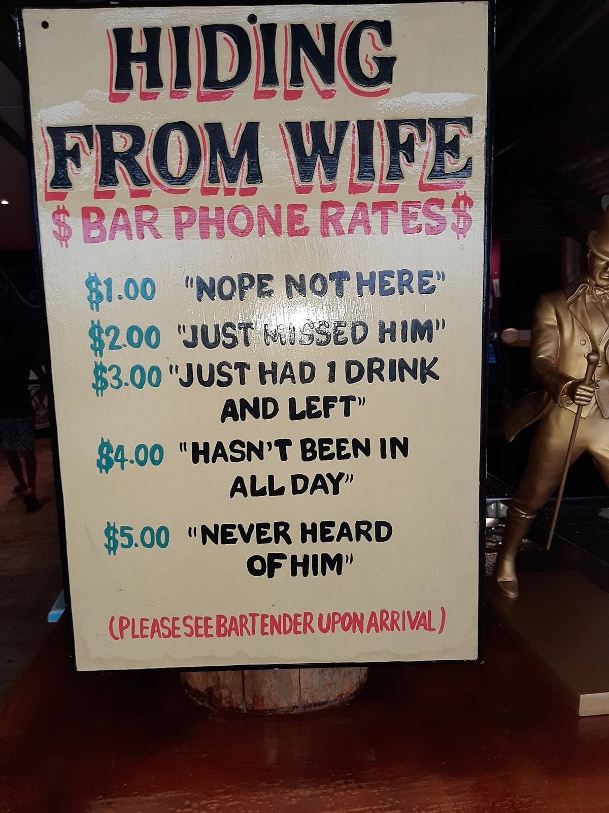 Menu at THE BEACH BAR, Scottburgh