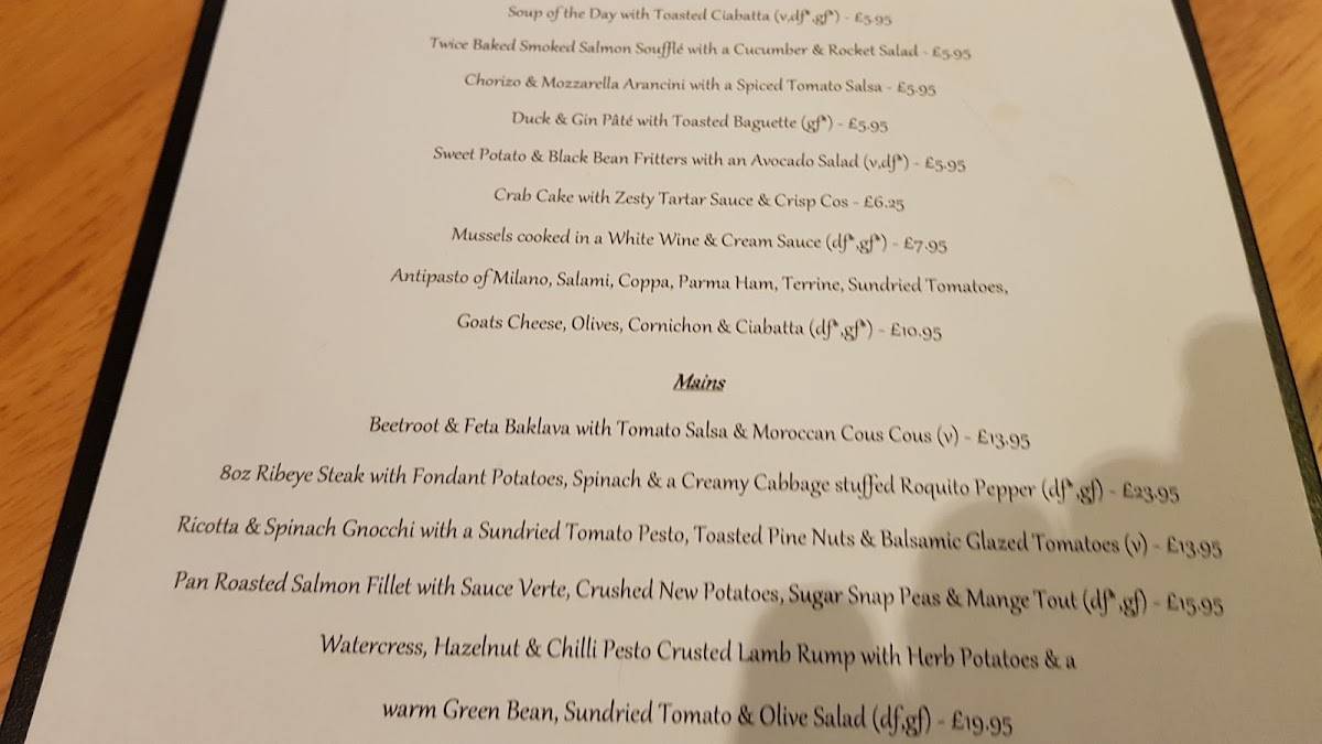 Menu at The Bank Kitchen & Bar, Taunton