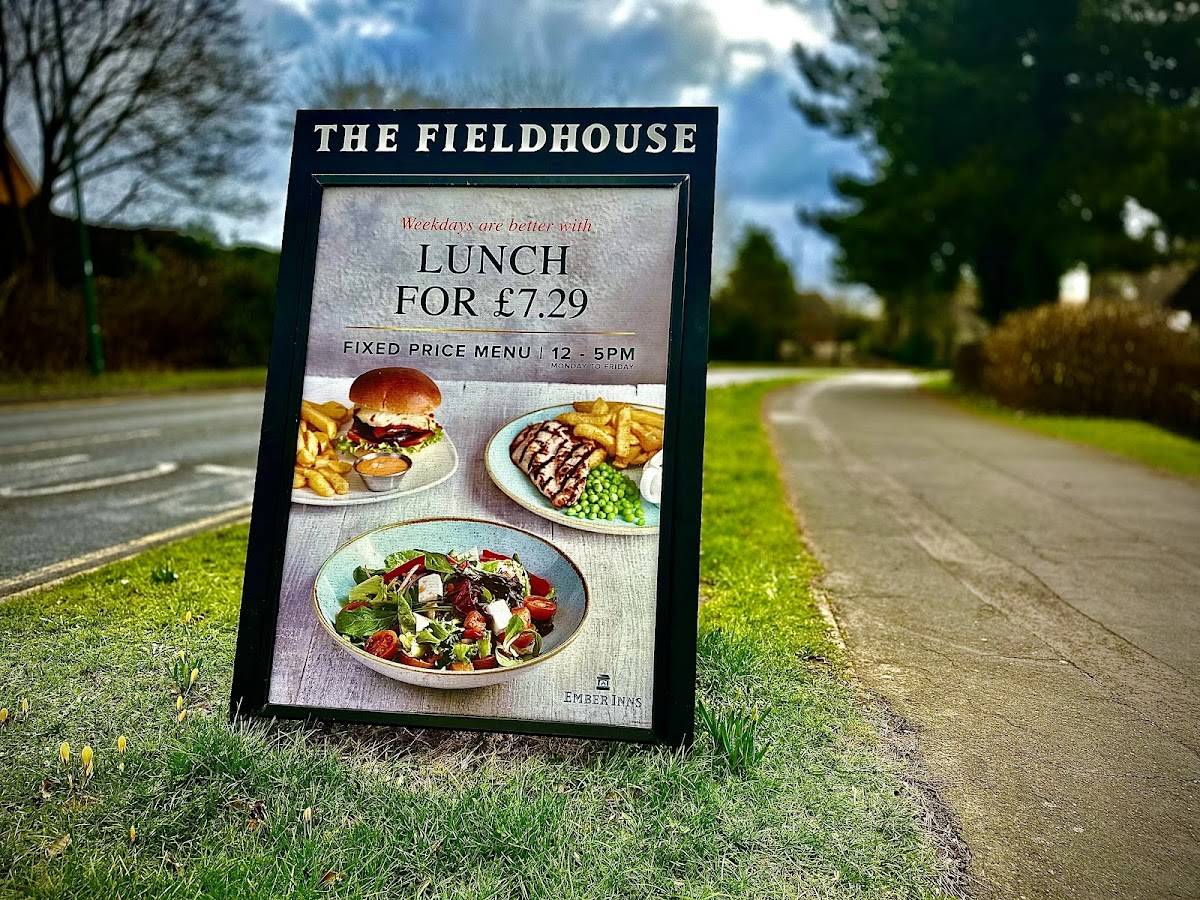 Menu at The Fieldhouse pub & bar, Solihull